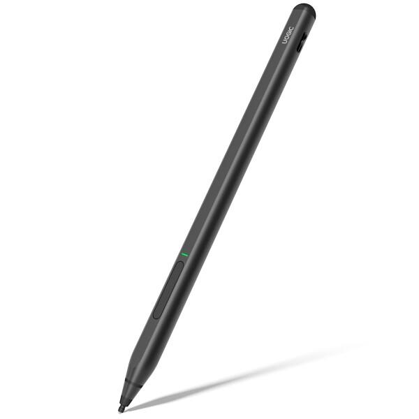 Uogic Surface用タッチペン Surface ペン、USB-C充電、4096段階の筆圧感度、チルト＆パームリジェクション機能、スリム＆軽量、急速充電、フレックス＆ソフトHBチップ、Surface Pro/Go/Book/Studi...