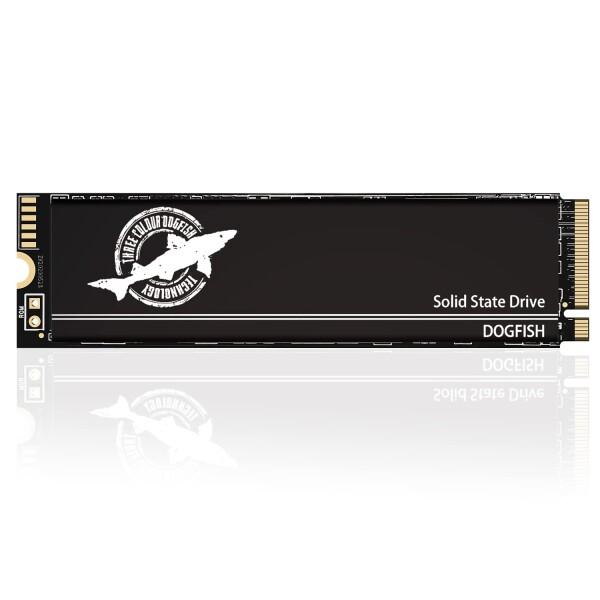 Dogfish M.2 NVMe SSD 4TB PCIe Gen4.0×4 超高速内蔵型ゲーミングSSD 最大読込7300MB/s - PC用グラフェンサーマルパッド付きM.2 2280 SSD PS5メモリ増設用商品コード：490765...
