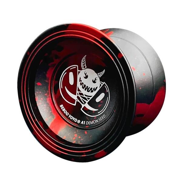 バインドヨーヨー 子ども用メタルヨーヨー 初心者向け 交換用 高精度ボールベアリング グローブ ベアリングステッカー ヨーヨーストリング3本 付属品収納ボックス ブラック/レッド商品コード：49076532514型番：0606【プロフェッシ...