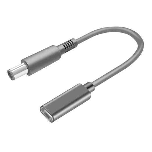 fine-R タイプC USB-C 入力 DC 7.4×5.0mm 変換 DELL 専用 ノートパソコン デル PD 充電 TYPE-C 変換アダプター AC 充電ケーブル （PL保険加入品） (CA 7450DELL)商品コード：4907...
