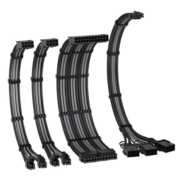 EZDIY-FAB PCIe 5.0 12VHPWR 電源専用延長スリーブケーブル、24ピン ATX/ 8ピンCPU /16 ピン (12+4) - 3X PCIE 8 ピンGPU、PSUケーブル延長 GPU RTX4080/4070Ti ...