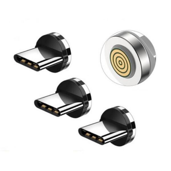 5A USB TYPE-C コネクタ マグネット式充電プラグ 360度回転方向関係なくピタッと瞬間脱着 ブラック 3個セット商品コード：49076540209型番：MONOBASE?USB TYPE-C マグネットコネクタ×3個?強力な磁石...