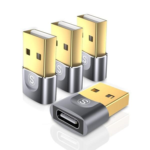 usb c 変換アダプタSweguard タイプc usb 変換USB type C メス - A オス OTG 充電器usb a c 変換コネクターiPhone 15 16 14 13 12 11 Plus Pro Max,Apple W...