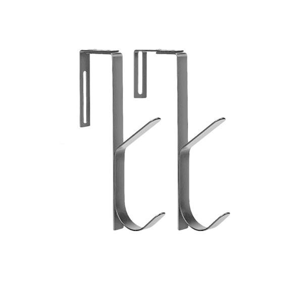 MULT パーテーションフック ドアハンガー オフィス 間仕切り ドアフック 帽子 バッグ掛け 金具 Ｓ字 大 ダブルフック 扉 幅33~99mm対応 ブラック 2個組商品コード：49076579164カラー：ブラック仕様:オフィス間仕切り...