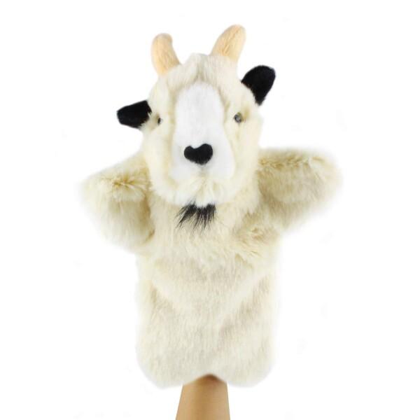 Andux Space パペット ぬいぐるみ 人形劇 手踊り 親子で楽しい 6歳以上 高さ27cm (ヤギさん)商品コード：49076579290サイズ：27cm