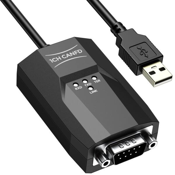 Pibiger USB TO CAN FD Converter Adapter Cable SavvyCANFD-C CAN Speed Up to 12Mbps USB2CAN USB2CANFD isolated Against USB...