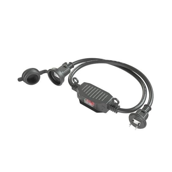 SIBLING 延長ケーブル 防水 防雨 スイッチ付き 延長コード 防錆ネジ 防雨型 1m 防雨キャップ付 屋外 蓋つき PSE認証 防雨型コンセント AC電源ケーブル 電源コード 作業用 防水 防塵 家庭 2芯 汎用 屋内商品コード：49...