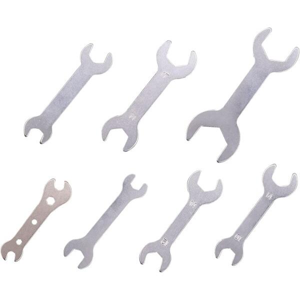 Biqing 7PCS 両口スパナ 超薄レンチ ，セット 、2 mm 薄いレンチ,メトリック5-24 mm超薄いレンチ ，セット到達困難な場所修理ツール商品コード：49076753224型番：Q1-STBS-7Kitsサイズ：7kitカラー...
