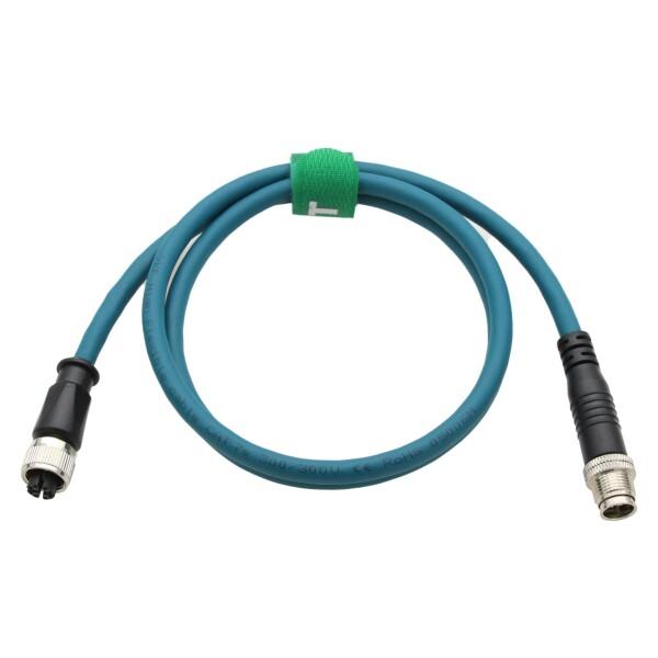 HangTon M12 8ピンXコードマシンビジョンセンサーコードリーダーカメライーサネットネットワーク延長ケーブル Basler Cognex DataMan Kathrein Keyence Baumer Sick Datalogic ...