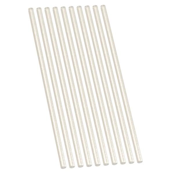 HANSILK グルーガンスティック 替え用 10本入 ベージュパール 強力粘着 高温対応 速乾 無臭 柔軟タイプ 7mm×200mm（太さx長さ） ピタガン互換 DIY/手工制作/家庭修理/工作用 業務用/家庭用商品コード：4907710...