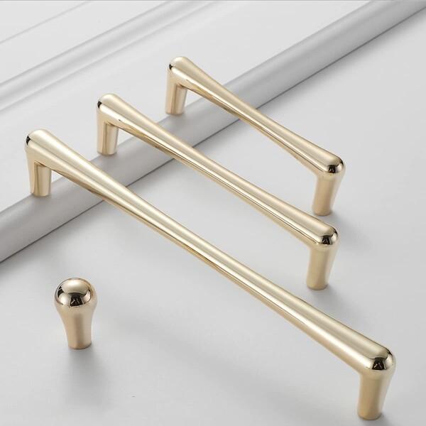 取っ手 4個入 亜鉛合金 ゴールド ハンドルキャビネットプル 手すり食器棚 クローゼット 家具 化粧台 引き出し プル 建築金具ツマミ 戸棚食器棚 装飾 (192mm)商品コード：49077127245型番：WALLS0017サイズ：192...