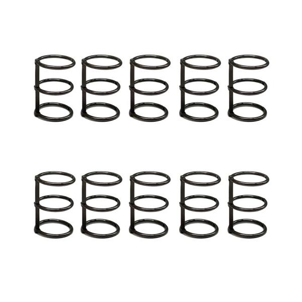 YFFSFDC ルーズリーフバインダーリング 製本用とじ具 穴径20mm 単語帳 資料保存 整理 カレンダー 手帳 アルバム商品コード：49077223612型番：sjhgカラー：ブラック?【仕様】パッケージ内容:10本入セット(ブラック)...