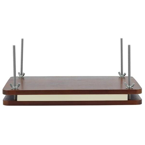 BENECREAT １セット 竹製本プレス機 長方形 縫製紙クランプ 約30x20cm 多用途の丈夫な製本プレス ポータブル木製ブックプレス製本 ココナッツ・ブラウン ブックプレスツール 家庭 オフィス DIY製本用商品コード：490772...