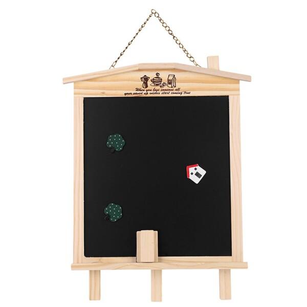 黒板 ブラックボード 木製 スタンドボード 卓上 ボード メニューボード 磁気 案内板 壁掛け 両面看板 ウェルカムボード 店舗 屋内 屋外兼用 パーティー カフェ キッチン 黒板消し かわいい商品コード：49077229280型番：HEI...