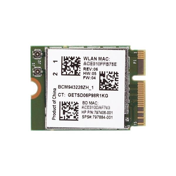 Laptopdiyparts HPに適応 797884-001 +汎用 BCM943228Z 802.11abgn WiFi/BT4.0 Card for HP ProBook 11 G1,430 G3, 440 G2 G3,450 G3,...