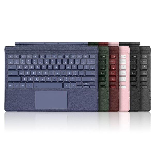 Surface pro3/pro4/pro5/pro6/pro7 対応 キーボード ワイヤレス サーフェス タブレットのキーボード タッチパッド付き 7色バックライト Typ-C充電式 軽量 薄型 カバー兼用 磁気吸着 分離使用可 US英語...