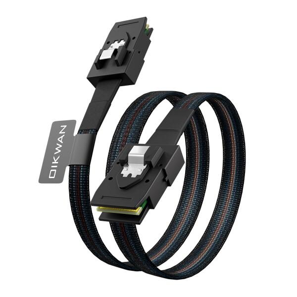 Modem Cables商品コード：49077235499型番：CB-001サイズ：2.6FT{ミニSASマルチラインデータケーブル}RAIDまたはPCI Expressコントローラをサーバまたはワークステーション内のハードディスクドライブ...