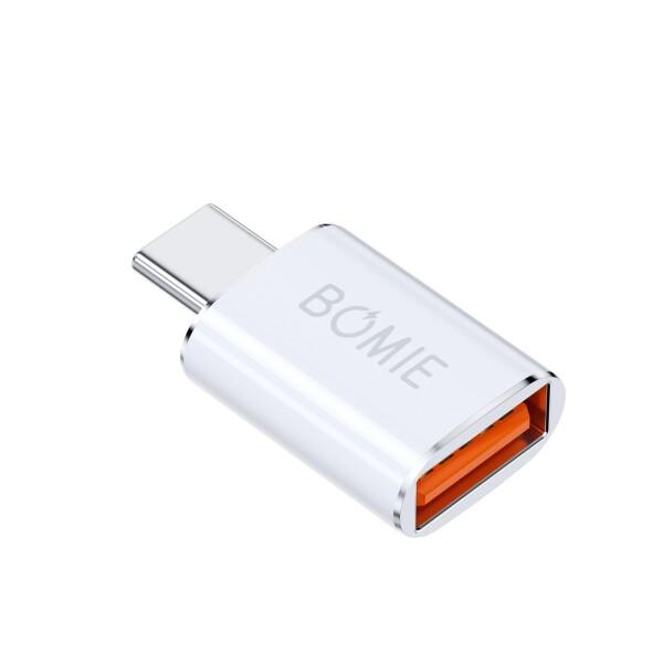 BOMIE USB Type-C 変換アダプタ USB 3.2 Gen2 (メス) to USB-C (オス) 変換アダプタ 10Gbps 高速データ転送 3A 急速充電 OTG対応 アルミ製外装 M-acBook Pro/Air Phon...