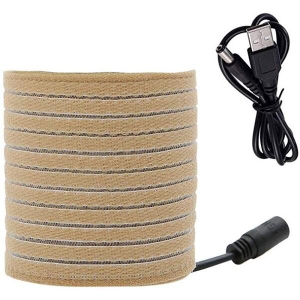 lifepower ドリンクウォーマー バンドウォーマー USB接続するだけで保温 ペットボトル 缶コーヒーなどに 巻タイプ 暖かい 巻き付けるだけ 保温ヒーター (ベージュ)商品コード：49077236663型番：LP02296カラー：ベ...