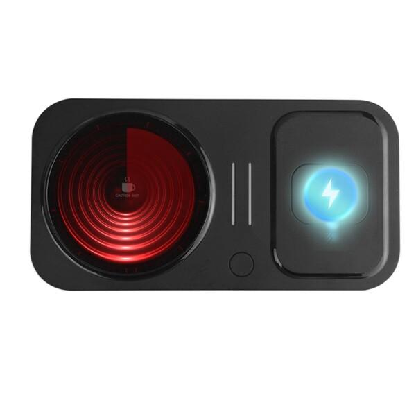 「55[度]恒温＆逆充電」 MACOLAUDER カップウォーマー 保温コースター コーヒーウォーマー 半導体加熱 家庭用 保温器 オフィス お茶 コーヒー 乳児の粉ミルク 卓上用品 防寒対策 プレゼント商品コード：49077236681型...