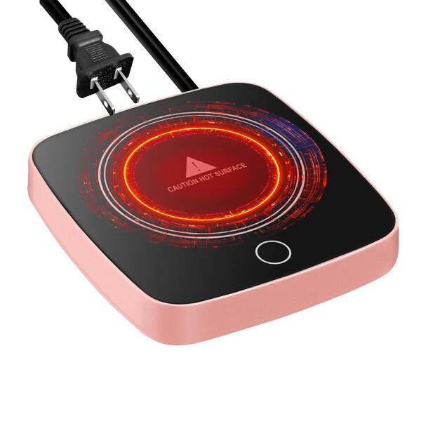 「青40[度]/紫50[度]/赤55[度]」 MACOLAUDER カップウォーマー 8時間自動オフ機能付きデスクカップヒーター 保温コースター コーヒーカップヒーター 家庭用 オフィス 花茶 乳児の粉ミルク 卓上用品 防寒対策商品コード：...