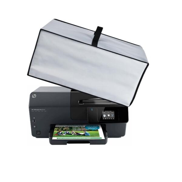 Kuymquat プリンターカバー キヤノン MB2130/ MB5130/ エプソン PX-M730F対応 防塵カバー 保護ケース ナイロン製 防水 防塵 耐摩耗性 軽量 家庭用/オフィス用 53cmx42cmx26cm (グレー)商品コ...