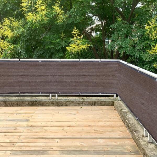 SUNNY GUARDベランダ 目隠し 3.6x1m モカ サンシェード 日除け シェード屋外 バルコニーシェード UVカット商品コード：49077303365サイズ：3.6x1mカラー：モカ【多機能】熱い日差しの温度を下がって、気になる視...