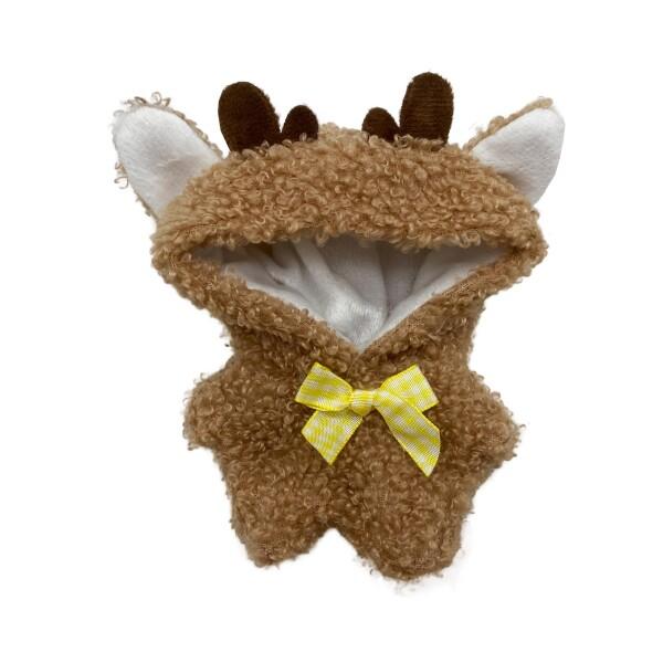 AXLUCE-ぬい服-着ぐるみ-ぬいぐるみ-服-10cm-人形 (小鹿)商品コード：49077406417型番：1041-171-3c〜8bカラー：小鹿? ぬいぐるみ用の動物の着ぐるみです。?【 適用サイズ 】約10cm綿人形?【 セット内...