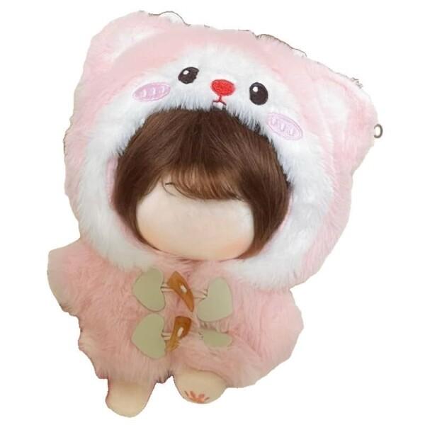 AXLUCE-ぬい服-着ぐるみ-ぬいぐるみ-服-20cm-人形 (ねこ（ピンク）)商品コード：49077406669型番：1041-171-23〜25? ぬいぐるみ用のかわいい動物の着ぐるみです。?【 適用サイズ 】約20cm綿人形?【 セ...
