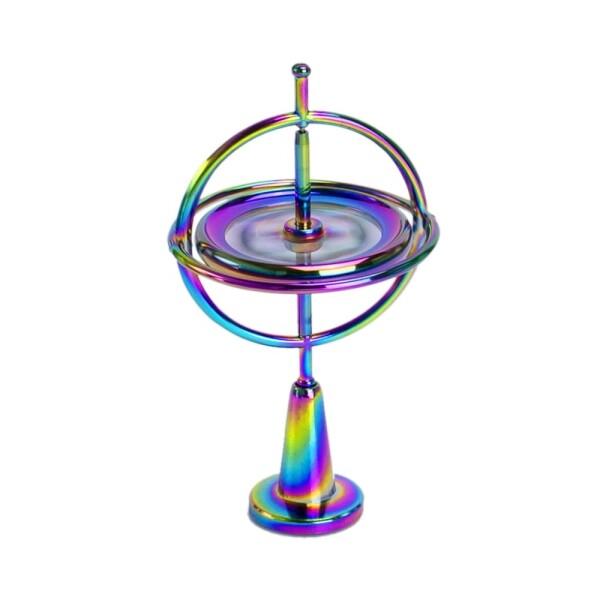 シルバー回転ジャイロスコープ 大人の教育や子供の不安軽減に最適なコンパクト＆ポータブルデザイン (カラー)商品コード：49077408052型番：jinshutuoluoyiカラー：カラー【安定した構造】純粋な機械的構造により、ジャイロスコ...