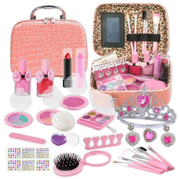 OTONOPI メイクセット お化粧セット 31PCS キッズコスメ 女の子 小学生 おもちゃ コスメセット おままごとセット 本物 ごっこ遊び 31点セット 無添加 6 7 8 9 10 11 12 13 歳 おしゃれ 誕生日 クリスマス...