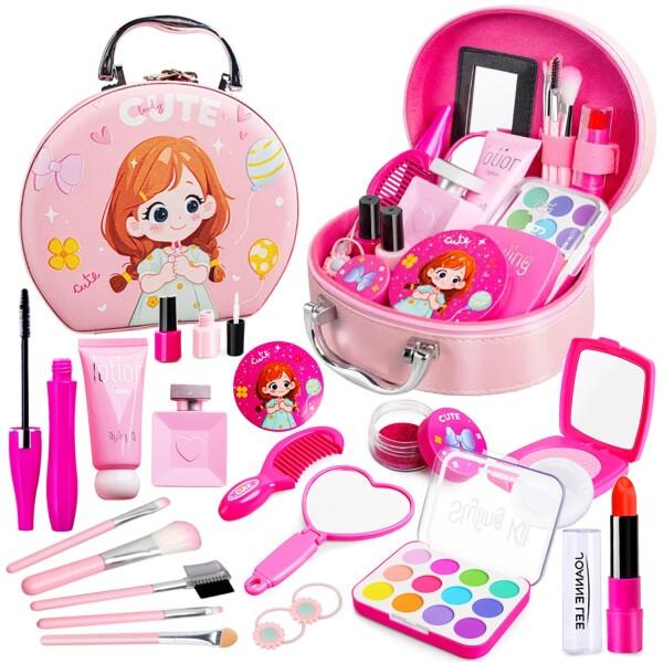 La Gacela メイクおもちゃ 女の子お化粧セット メイクごっこ遊び お ドレッサーおもちゃ 化粧バッグ かわいい おままごと セット 子供 プラスチック商品コード：49077409095型番：50【女の子用ごっこメイクおもちゃ】- こ...