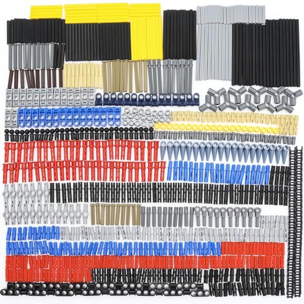 Zylopa 885PCS テクニック アクスル ピン キット 主要ブランドと互換性あり テクニック パーツ テクニック コネクタ ブッシュ チェーン リンク商品コード：49077411812型番：TP02サイズ：peque?oカラー：レッ...