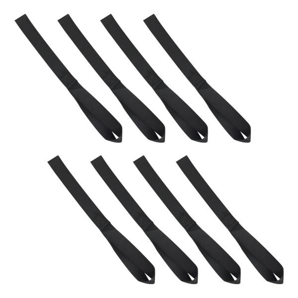 ZHEJIA タイダウンストラップ 8個セット 荷締めベルト ソフトループ 固定ベルト 多用途 梱包 自転車 バイク 転倒防止 2.5cm × 30.5cm 多用途工具 運搬用商品コード：49077423343型番：QF061616EP32...