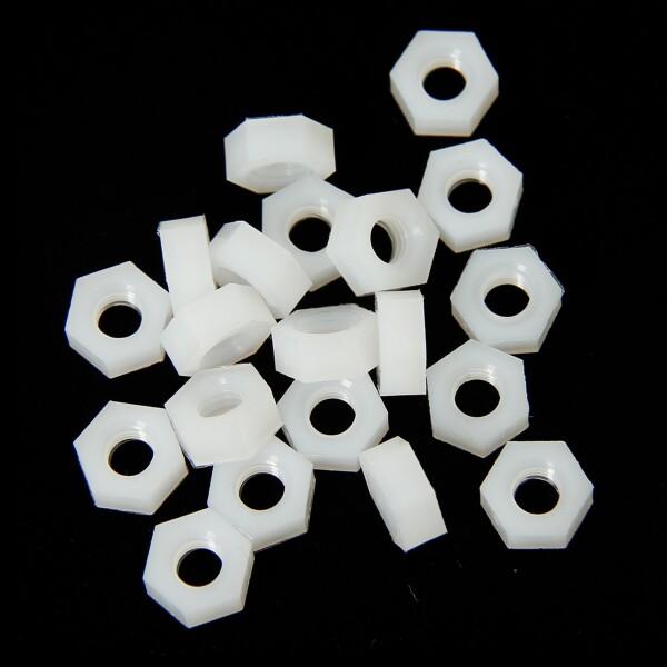 Increased Fire 六角ナット ナイロン素材 M5 20個入り プラスチックナット商品コード：49077426366型番：LIAO-97-5サイズ - m5 。8.5mm×3.8mm数量 - 20個入り。材料 - ナイロン素材。保...