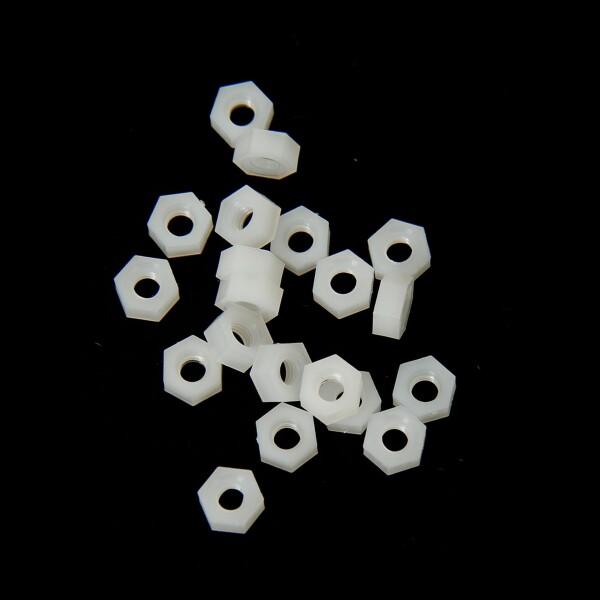 Increased Fire 六角ナット ナイロン素材 M3 20個入り プラスチックナット 2商品コード：49077426375型番：LIAO-97-3サイズ - m3 。5.2mm×2.3mm数量 - 20個入り。材料 - ナイロン素材...