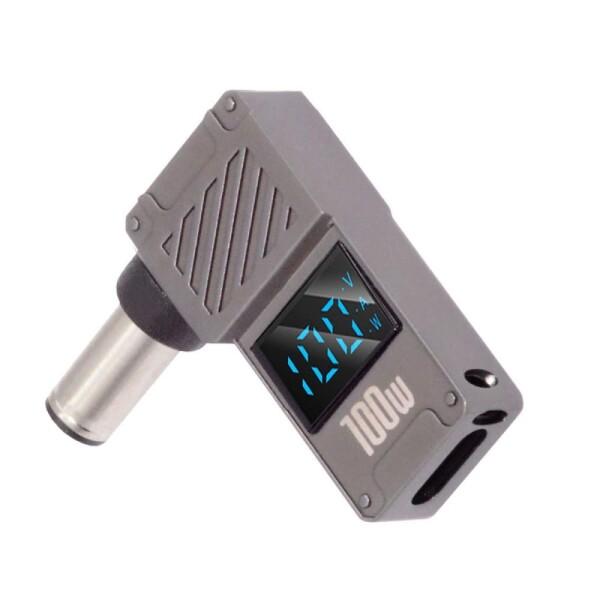 NFHK USB C - DC アダプター、USB C メス - DC 7.4x5.0mm DE バレル ジャック プラグ PD 100W ノートパソコン高速充電アダプター、ワット数表示付き商品コード：49077443424型番：NF-UC...