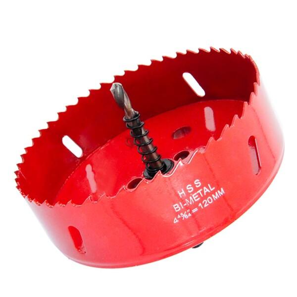 Bi-Metal Hole Saw Drill Bit HSS Hole Cutter with Arbor for Wood and Metal 4-3/4"(120mm)商品コード：49077451161型番：21-SJJKKQサイズ：...
