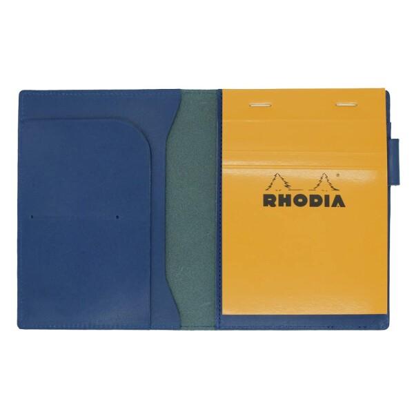 ロディア カバー No.13 横型 ペンホルダー付き 本革 （日本製） メモ帳一冊付き (コバルトブルー)商品コード：49077592883型番：ik-1148fc_penカラー：コバルトブルー【生産国】日本　【素材】牛本革　【サイズ】(開...