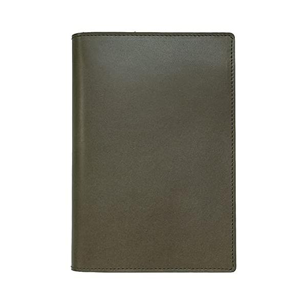 ロディア カバー No.14横型 本革 （日本製） メモ帳一冊付き (グリーン)商品コード：49077592918型番：ik-1149fcカラー：グリーン【生産国】日本　【素材】牛本革　【サイズ】(開いた状態)縦178x横261mm, (閉...