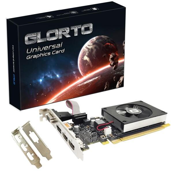 GeForce GT 730 グラフィックボード，4GB，DDR3，64ビット、PCI Express X8、DirectX12、2X HDMI、ロープロファイル、PC、SFF、およびHTPC用のエントリーレベルGPU、Windows 11...