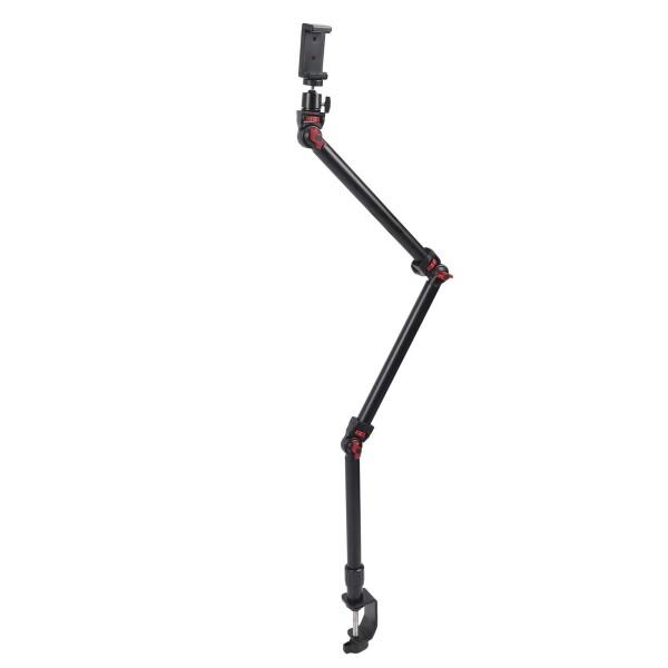 マジックアームカメラマウント、3セクション調整可能な関節式摩擦ブームアーム、7.3ポンドの荷重アルミニウムカメラデスクマウントアーム、360°ボールヘッド、1/4インチネジ、Cクランプ付き電話、ウェブカメラ用商品コード：4907760430...