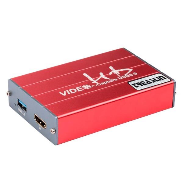 TreasLin hdmi キャプチャーボード Switch、Xbox、Wii U、PS4、PS3 実況ゲーム録画機器、OBS/Potpalyerライブ配信用 1080P Windows7/8/10、Macbook Youtube/Twit...