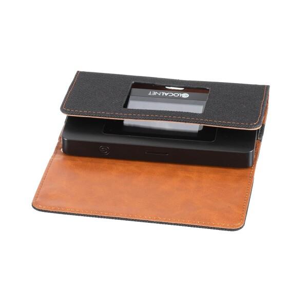 モバイルWiFiルーター NA01 向け 専用設計 ケース カバー レザー 互換性あり 互換品 (オックスフォードブラック)商品コード：49077605864型番：NA01-BOOKカラー：オックスフォードブラックモバイルルーター NA01...