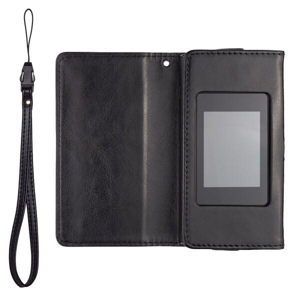 モバイルWiFiルーター MR1 対応 ケース カバー 手帳 レザー フリップ ギガセット MR1 互換品 (ブラック)商品コード：49077605865型番：RECHARGE-BOOKカラー：ブラックモバイルルーター MR1に専用設計され...