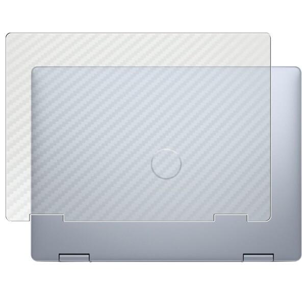 ClearView Dell Inspiron 14 2-in-1 7440 / 7445 2024年モデル 用 カーボン調 天板保護フィルム 日本製商品コード：49077611043型番：MM-F-B-BK-14-2IN1-7440-74...