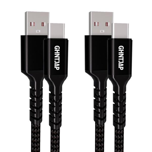 GHNTJAP USB Type C ケーブ ル 1M  USB A to USB C ケーブル 3A急速充電 QC3.0対応 タイプC ケーブル iPhone16/Galaxy/Pixel/Xperia/LG等USB-C機器対応 ナイロン...