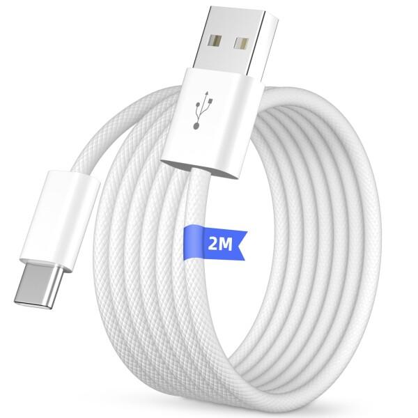 対応iPhone16/15 充電ケーブル USB-C Carplay対応 2M USBA からType-C 対応iPhone15 16 Pro Max Plus/iPad Pro/iPad 10/Air 5 4/Mini 6 7/Pixel...