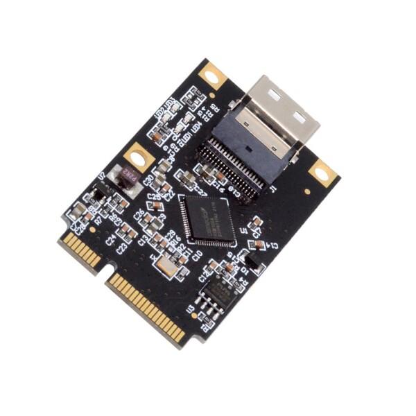 xiwai Mini PCI-E PCI Express to Slimline SFF-8654 SATA 3.0 4ポートアダプター 拡張コンバーター 6Gbps ディスク拡張カード SSD用商品コード：49077613892型番：EP...