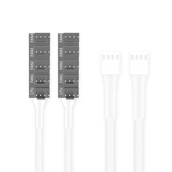 PANO-MOUNTS ケースファン CPUファン 電源 ケーブル PC ケース マザーボード 4ピン と 3ピン ファン 用 4ピン 1 〜5分岐 PWM 延長ケーブル コンピューター ATX 冷却ファン 用 電源 延長 ケーブル コ−ド...